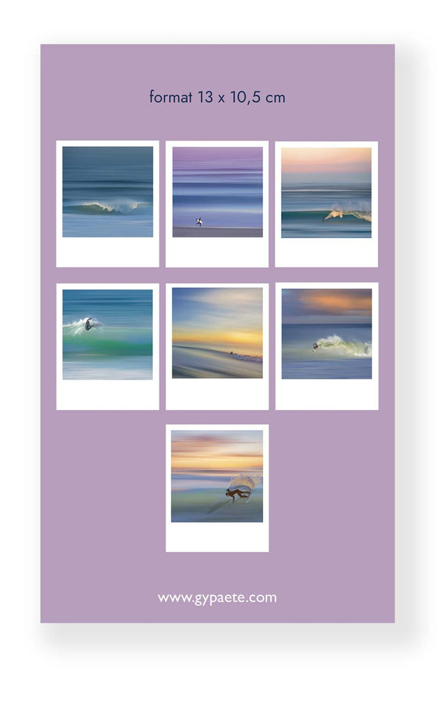 7 cartes polaroid "Océan Infini" de Marin'art. – Éditions Gypaète